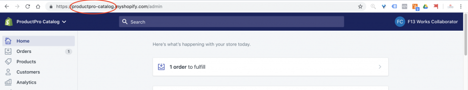 How can I find my Shopify Store URL? | ProductPro How can I find my Shopify Store URL? | ProductPro